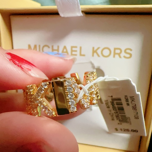 MICHAEL Michael Kors | Jewelry | Michael Kors Diamonds Paved Gold Tone ...
